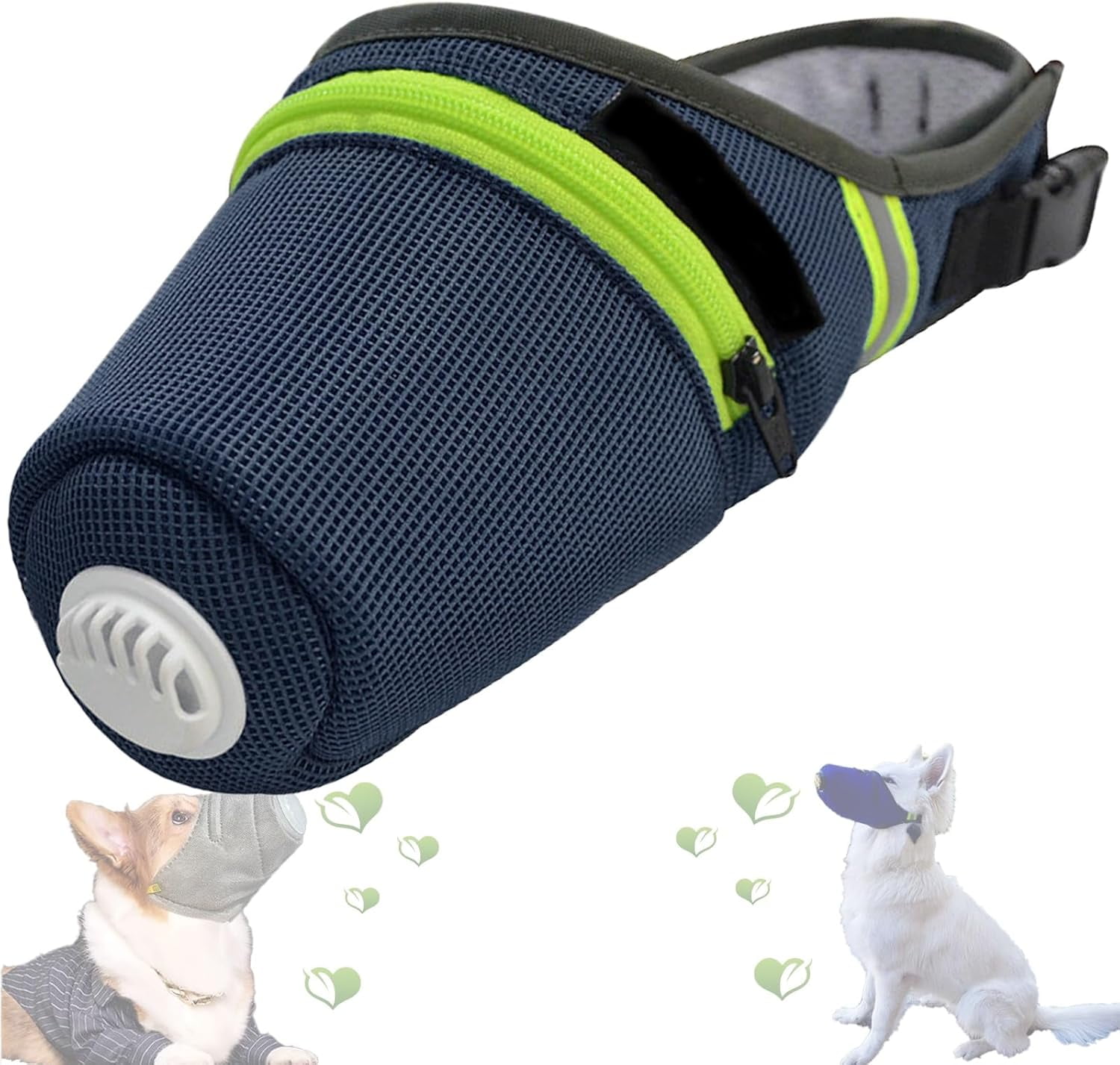 Dog Muzzle, Dog Mask, Breathable Air Filter Anti Smog Respirator, Smoke ...