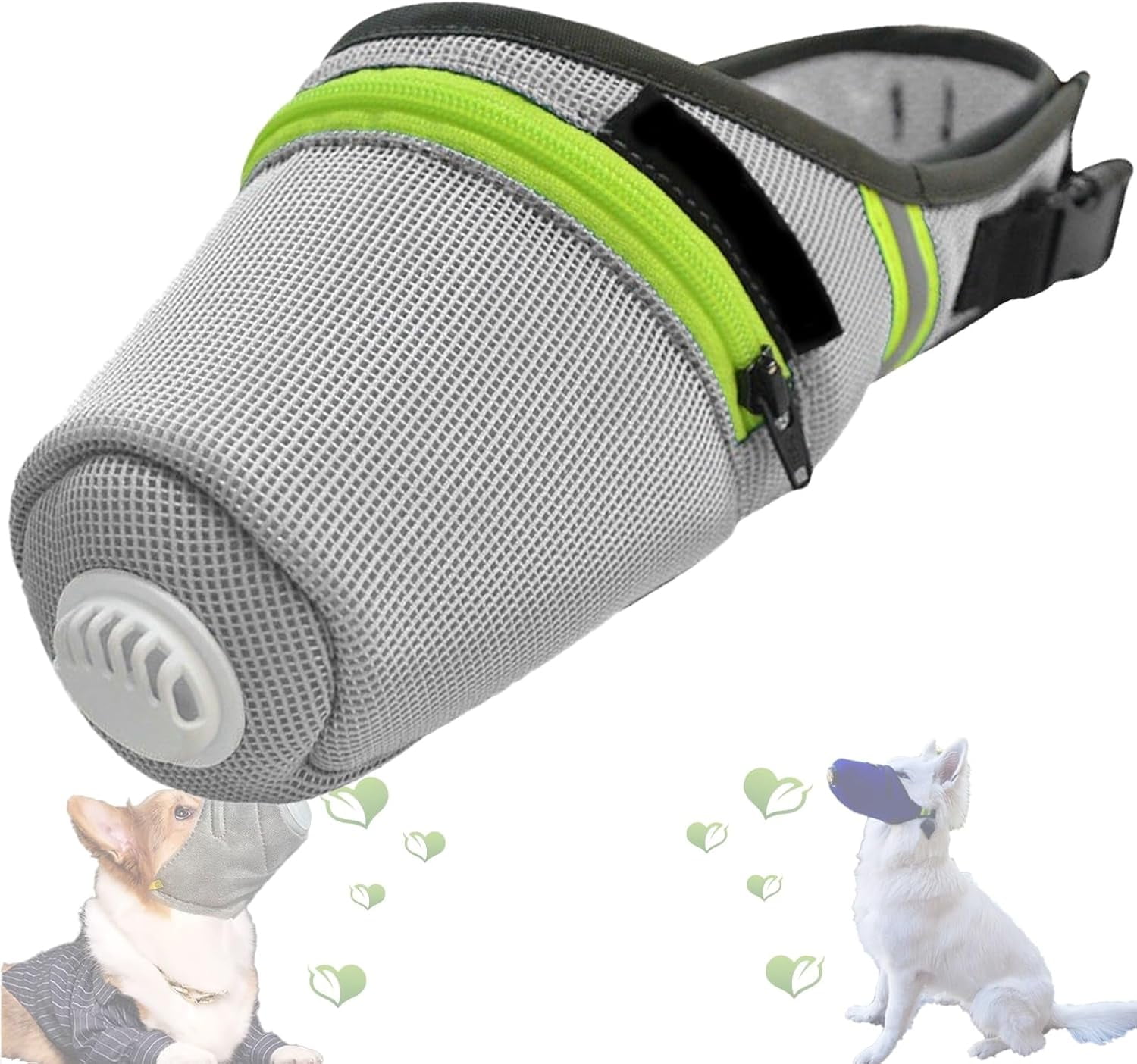Dog Muzzle, Dog Mask, Breathable Air Filter Anti Smog Respirator, Smoke ...