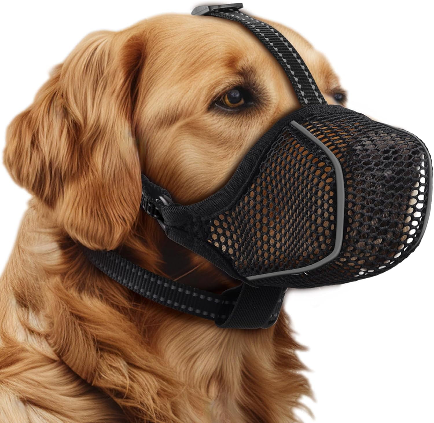 Dog Muzzle,Mesh Soft Muzzle for Small Medium Large Sized Dogs ...
