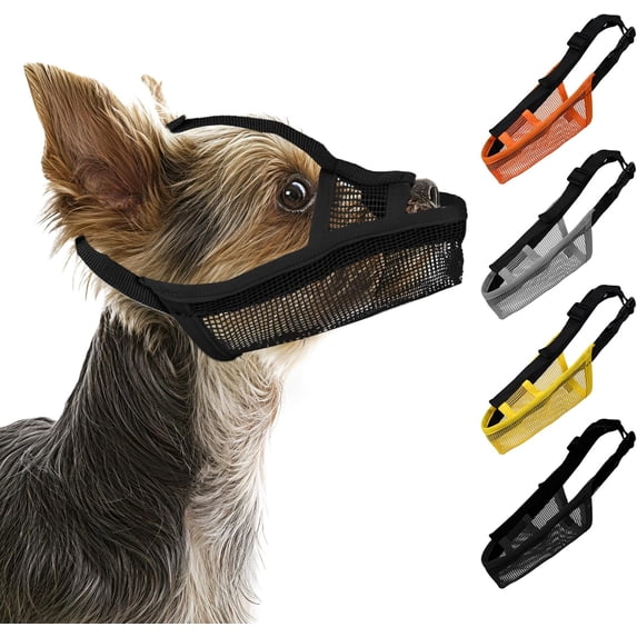 Dog Muzzle, Soft Air Mesh Muzzle for Small Medium Large Dogs Anti ...