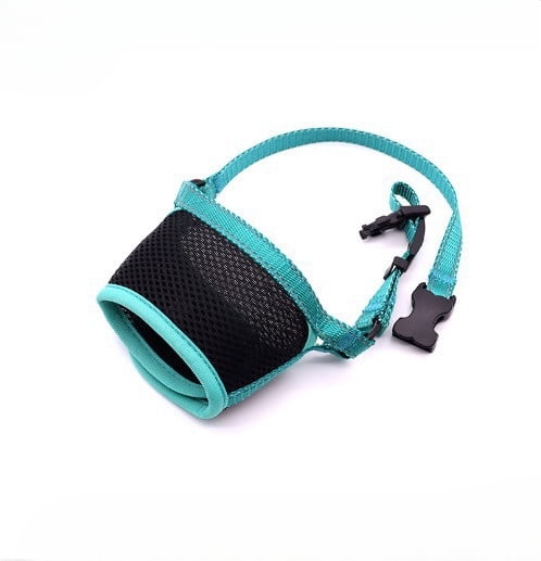 Dog Muzzle, Soft No Barking Adjustable Mesh Muzzles for Small Dogs Anti ...