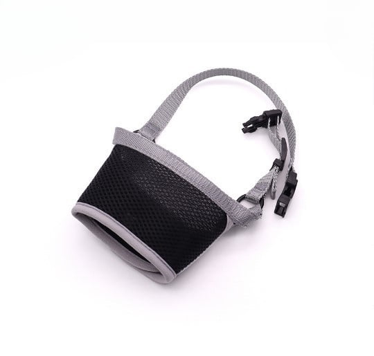Dog Muzzle, Soft No Barking Adjustable Mesh Muzzles for Small Dogs Anti ...