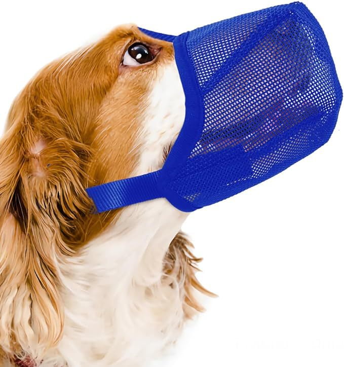 Dog Muzzle, Soft Mesh Muzzle for Small Medium Large Dogs, Breathable ...