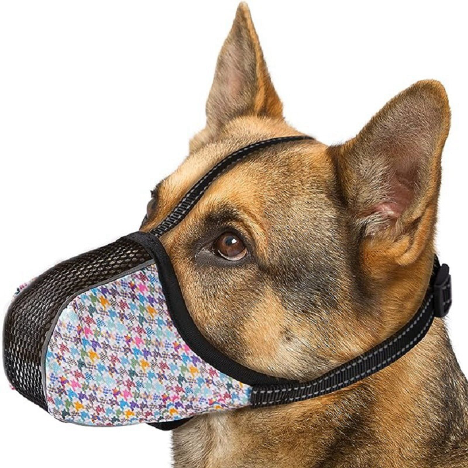 Dog Muzzle Soft Mesh Muzzle For Small Medium Large Sized Dogs ...