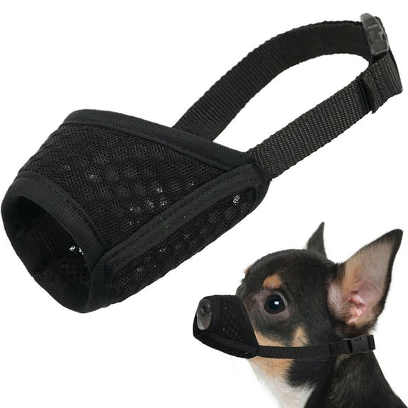 Dog Muzzle 2 Pack, Soft Mesh Breathable Muzzles for Small Medium Large ...