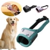 acdanc Adjustable Dog Muzzles, Anti-Bite Silicone Duck-Bill Shape ...