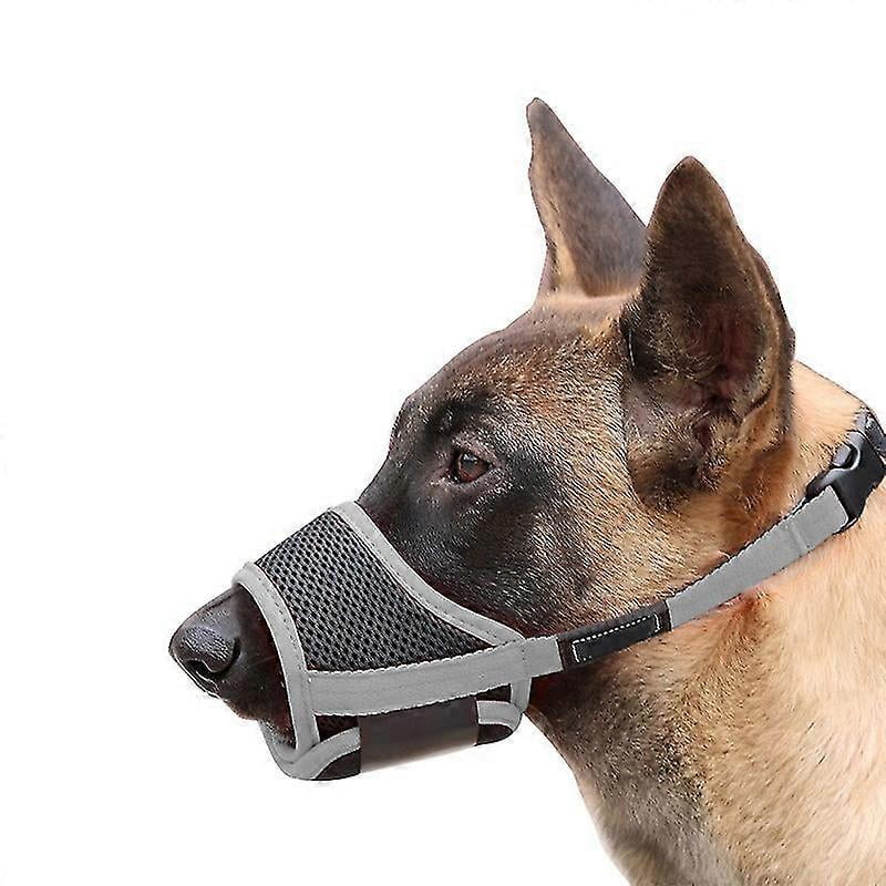 Dog Muzzle, Soft Nylon Anti-dropping Muzzle, Air Mesh Breathable ...