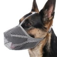 Ameitech Dog Muzzle, Soft Nylon Air Mesh, Breathable, Adjustable, Anti ...