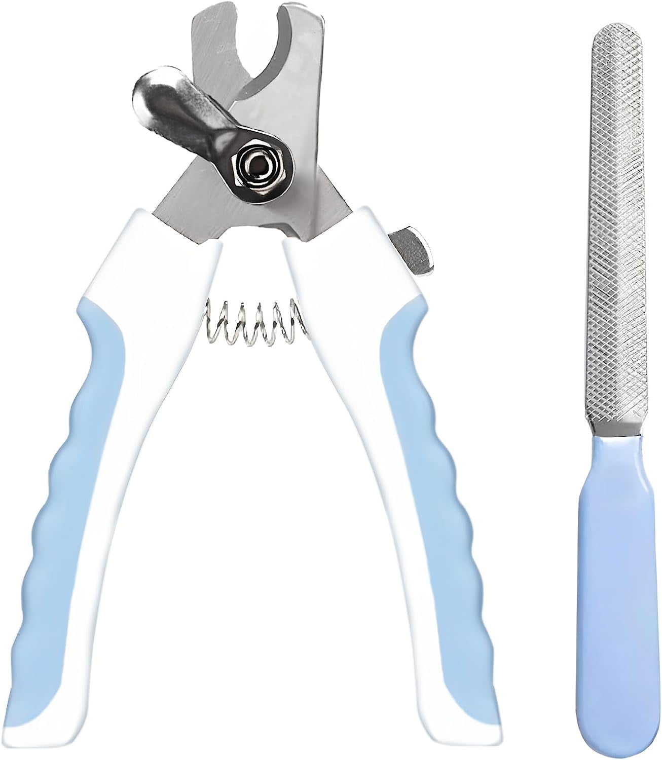 Dog Nail Clipper and File Set, with Clipper and File, Razor Sharp Blade ...