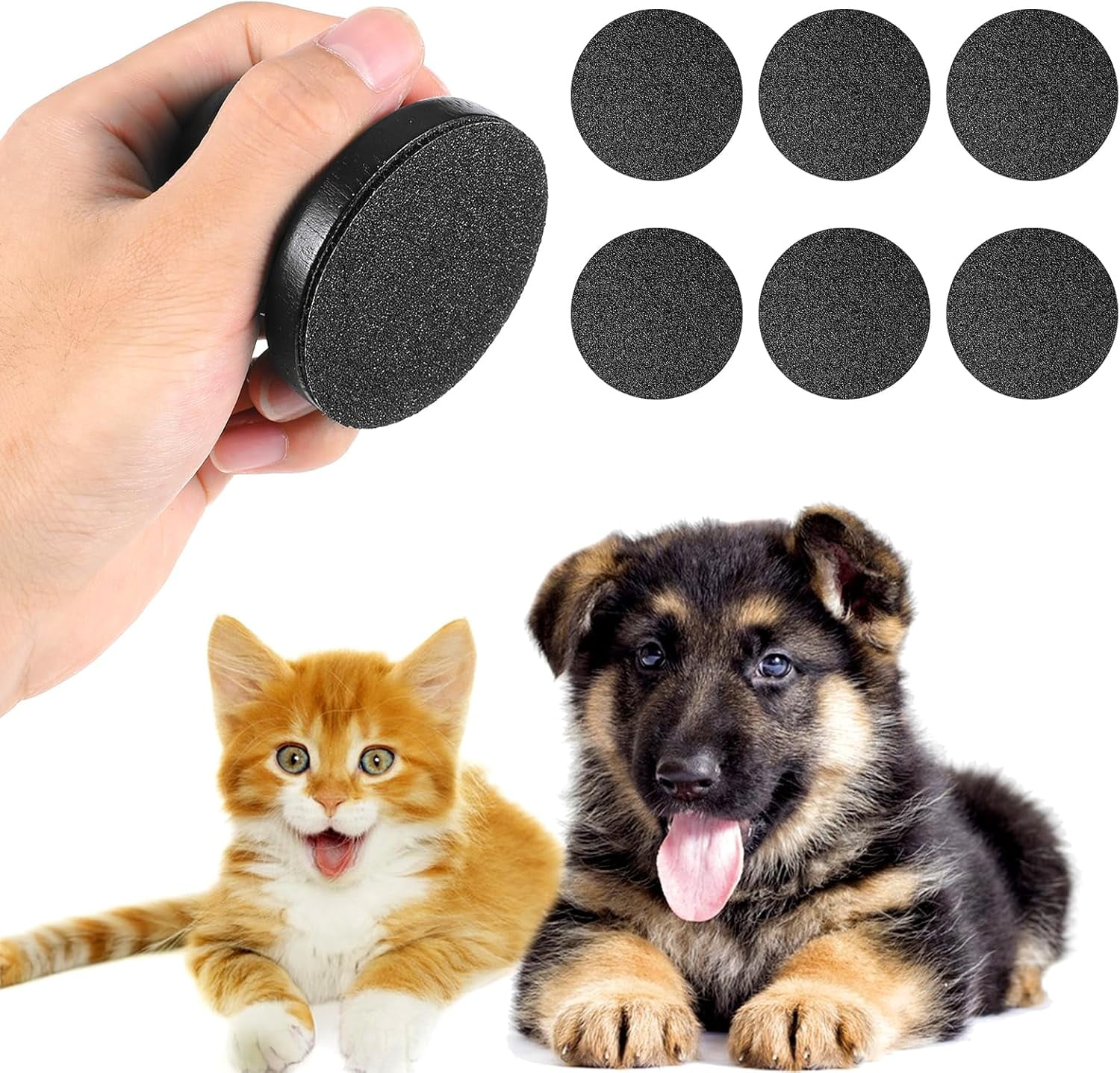 Dog Nail File For Dogs with 6Pcs Replaceable Sandpaper, Dog Scratch Pad ...