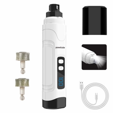 MASBRILL 2-Speed Electric Pet Nail Trimmer, Cordless Grinder for Dogs ...