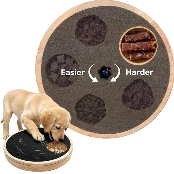 Dog Nail Scratch Board with Treat Box, Dog Scratch Pad for Nails ...
