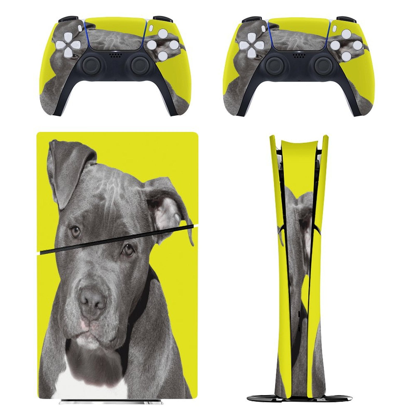 Dog PS5/PS5 Slim Digital Disc Skin Sticker For Console And Controller ...