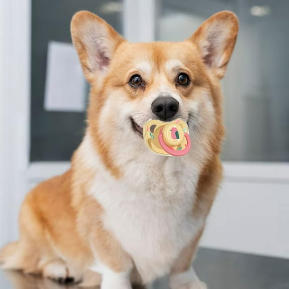 Dog Pacifiers, Silicone Puppy Kitten Calming Pacifier Cute Dog Pacifier ...