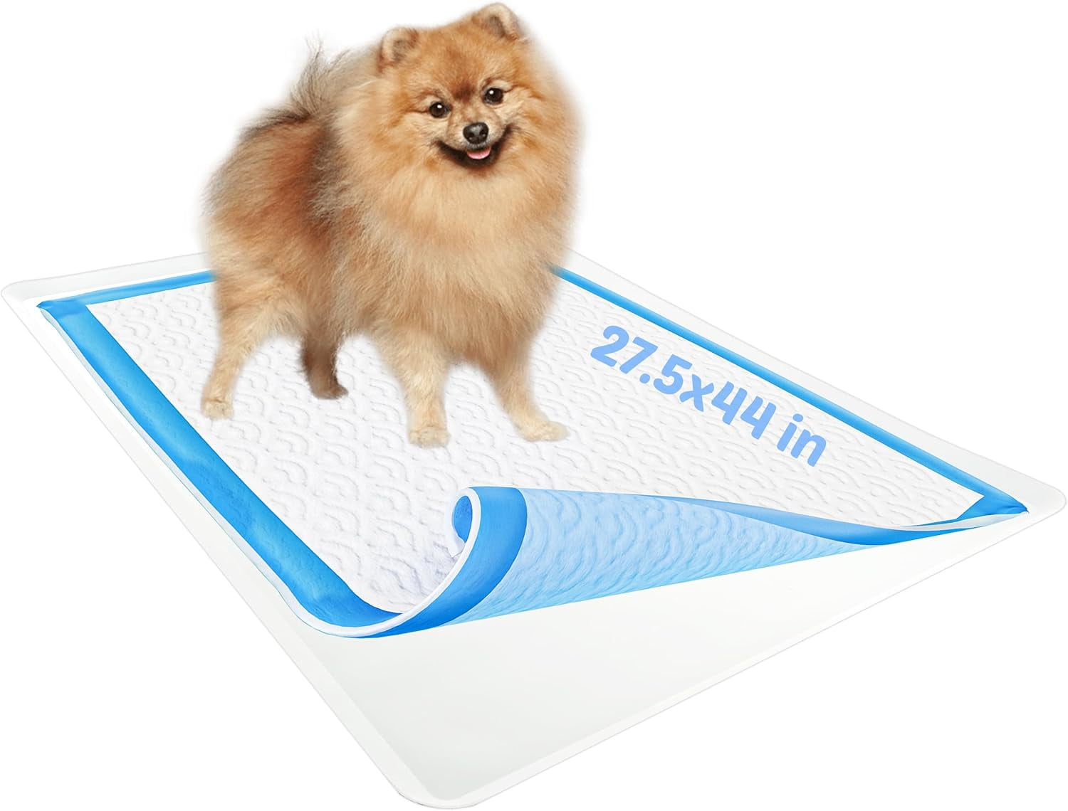 Dog Pad Holder Tray for 27.5 x 44 Inches Training Pads (White) - Easy ...