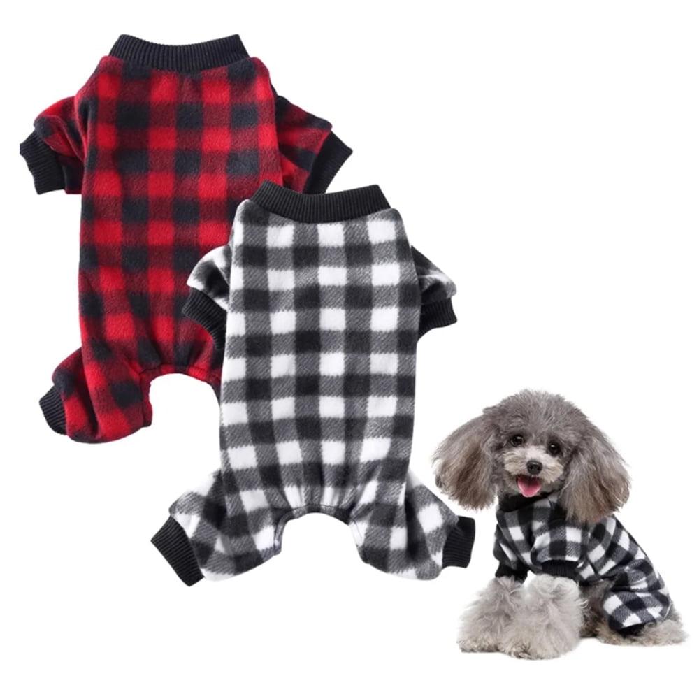 Dog Pajamas for Small Dog Boy Girl Fleece Puppy Pjs Jammies 12 Leg Dog ...
