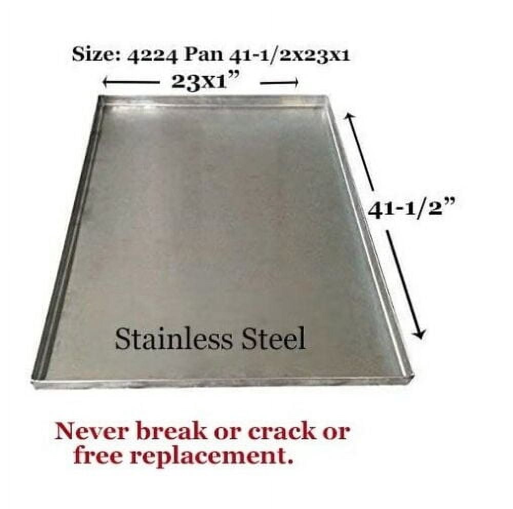 Dog Pan Kennel Pan Tray Dog Crate Metal Pan Replacement Tray for Dog ...