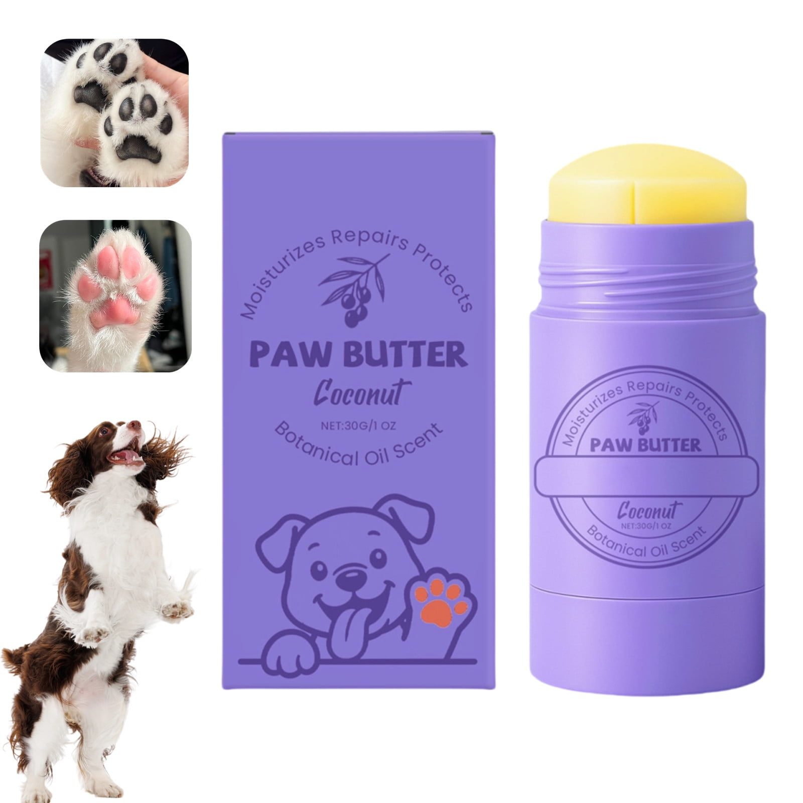 Dog Paw Cream,Dog Paw Balm for Dogs & Cats,Soothing Paw Balm Dogs Lick ...