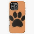 Dog Paw Drawing Minimal Pet Sketch Love iPhone Case 11 12 13 14 15 16 ...