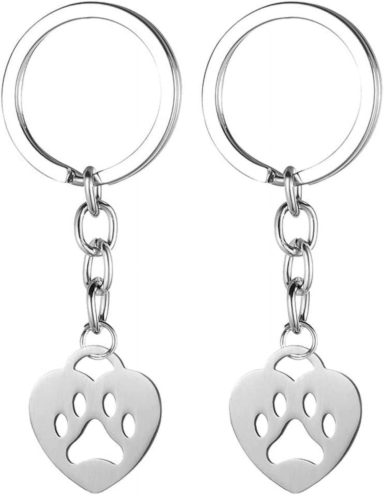 Paw Print Key Chain