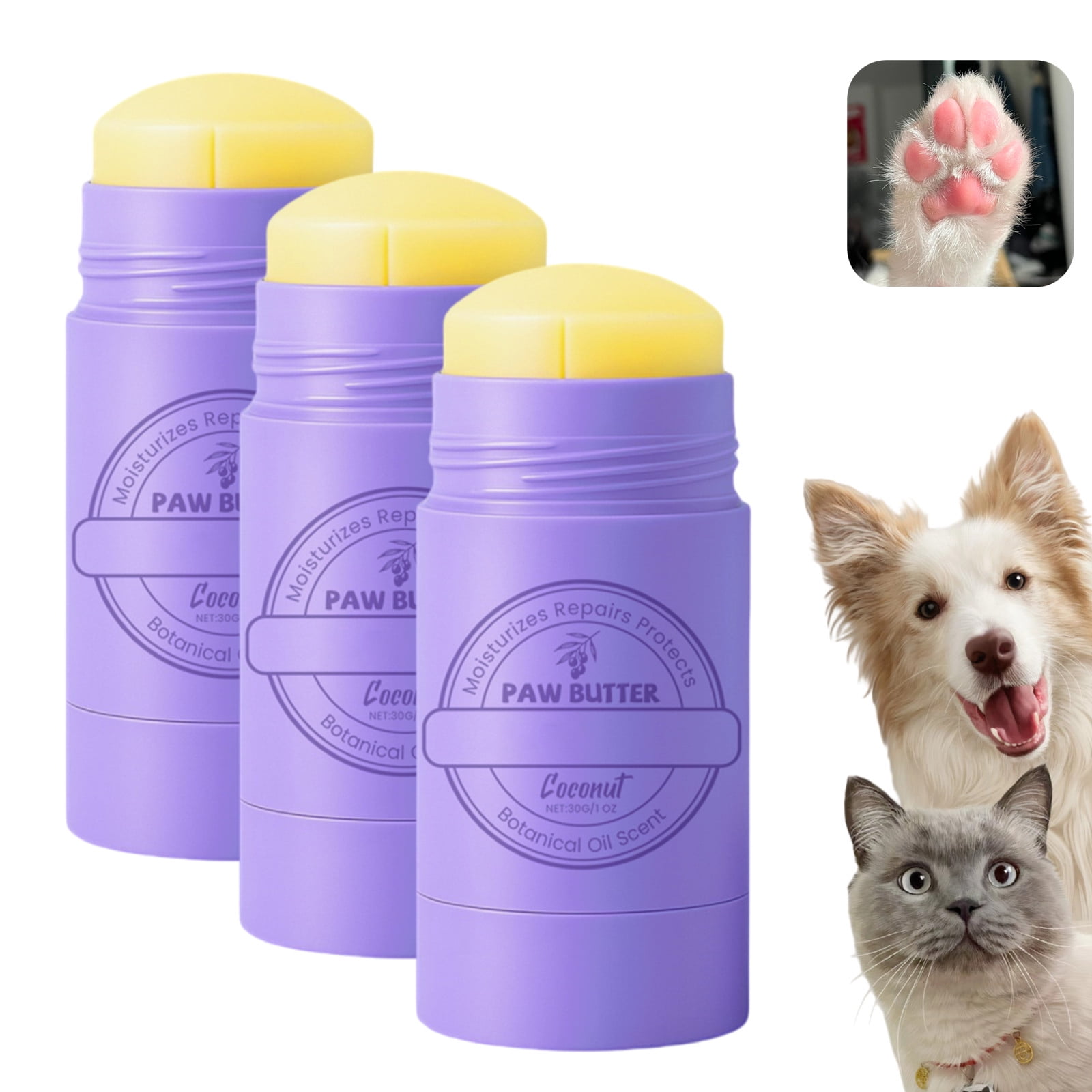 Dog Paw Moisturizer,Ultra-Healing Paw Wax,Heals, Repairs & Restores Dry ...