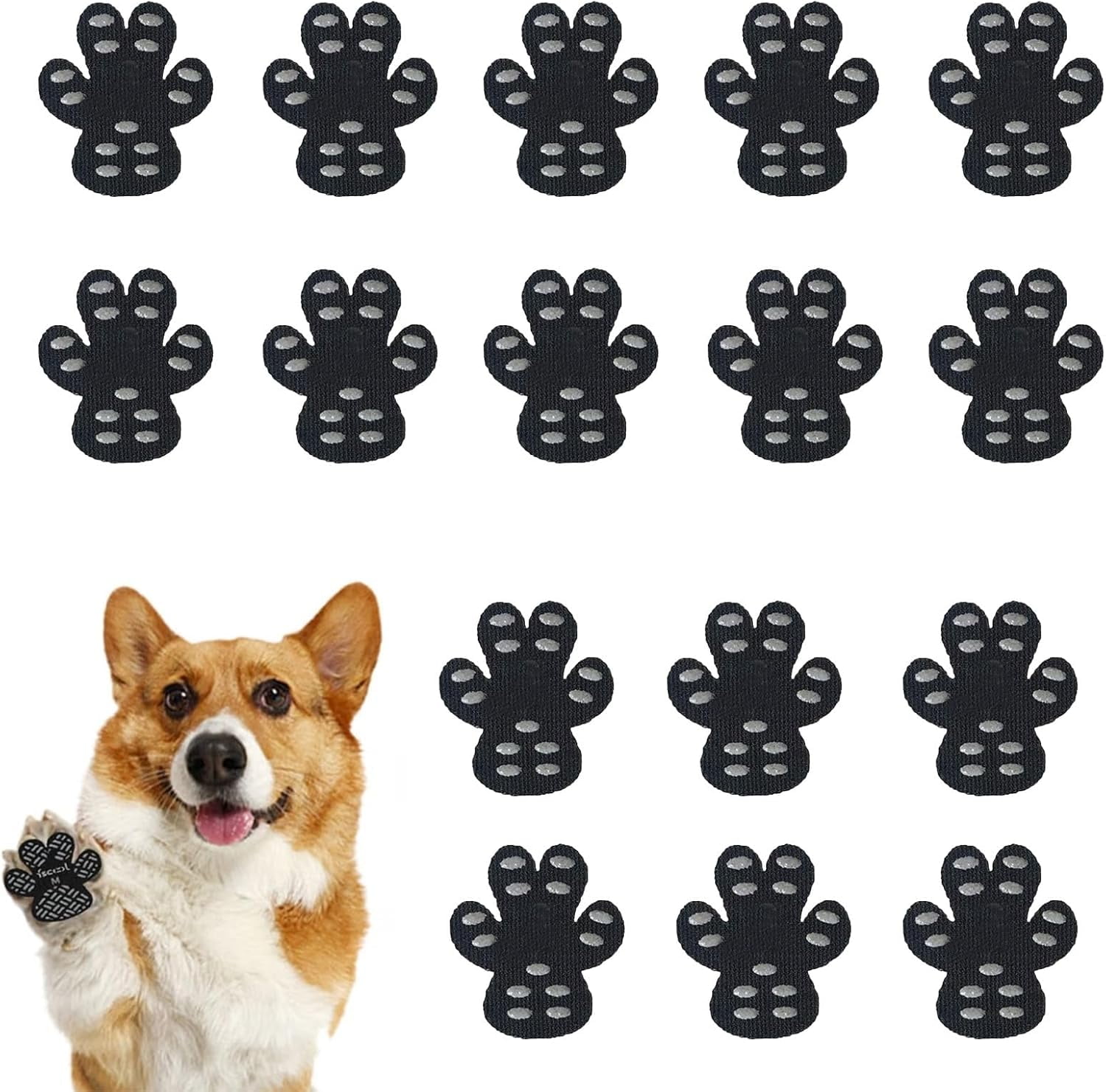 Dog Paw Pads Anti-Slip Traction Stickers, Self-Adhesive Paw Protectors ...