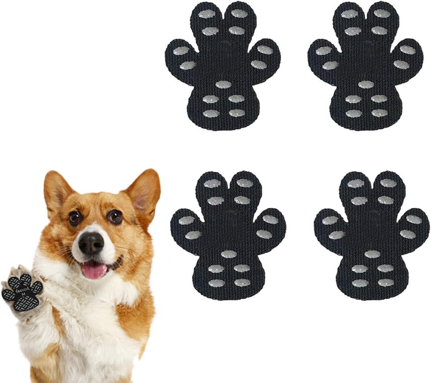 Dog Paw Pads Anti-Slip Traction Stickers, Self-Adhesive Paw Protectors ...