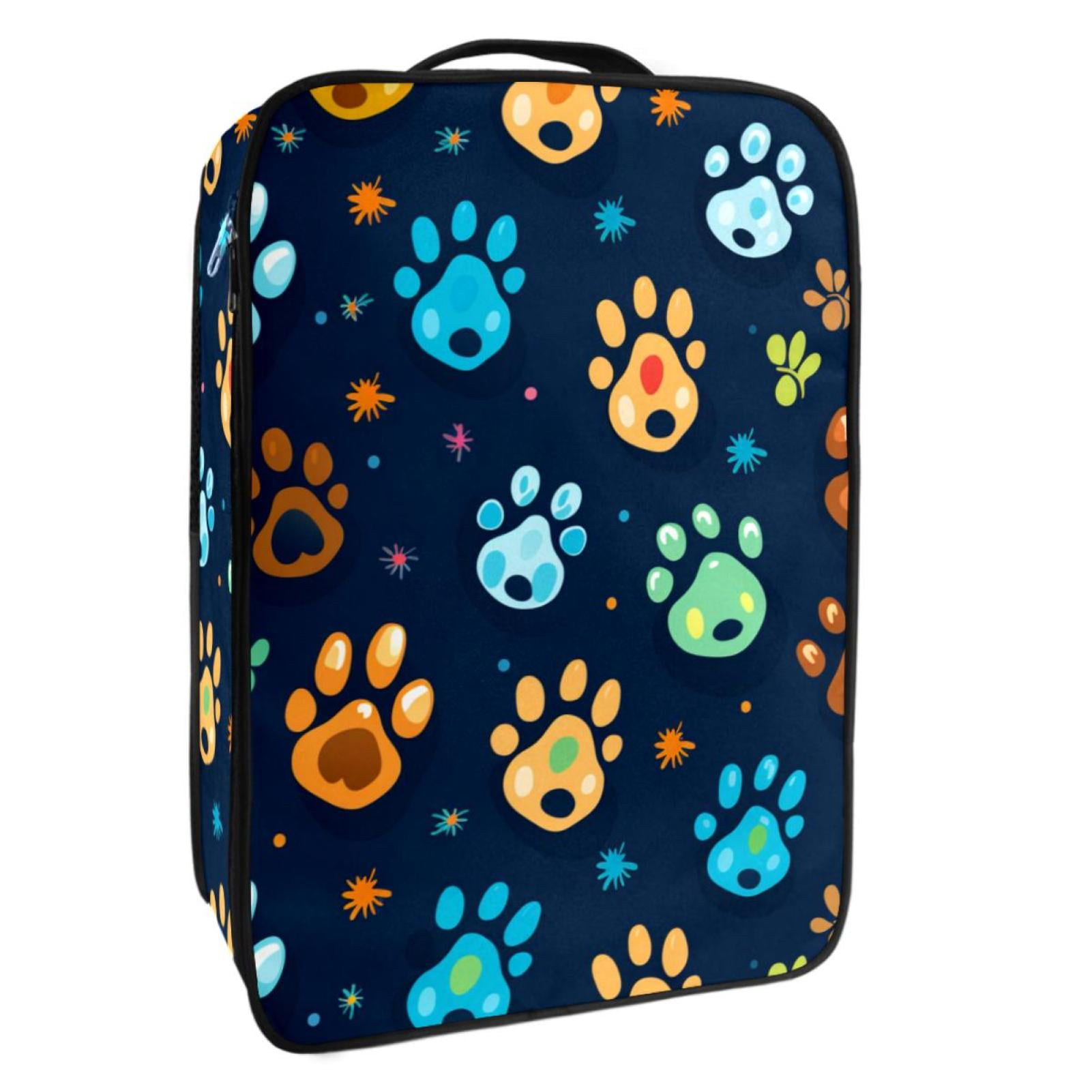 Dog Paw Print Durable Polyester Shoe Containers - 23x31cm/9x12in Shoe ...