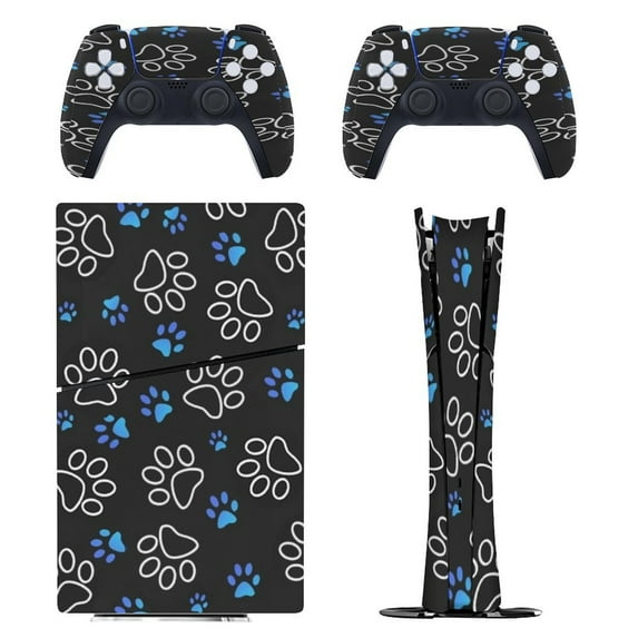 Dog Paw Print PS5/PS5 Pro/PS5 Slim Digital Disc Skin Sticker For ...