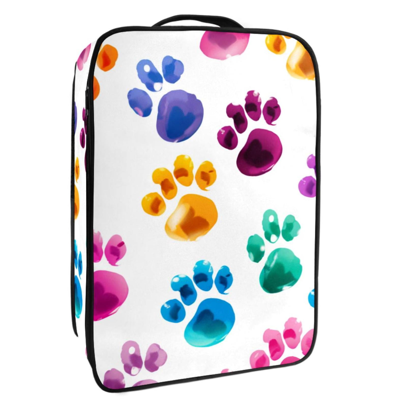 Dog Paw Print Polyester Shoe Boxes Organizer Storage Solution for ...
