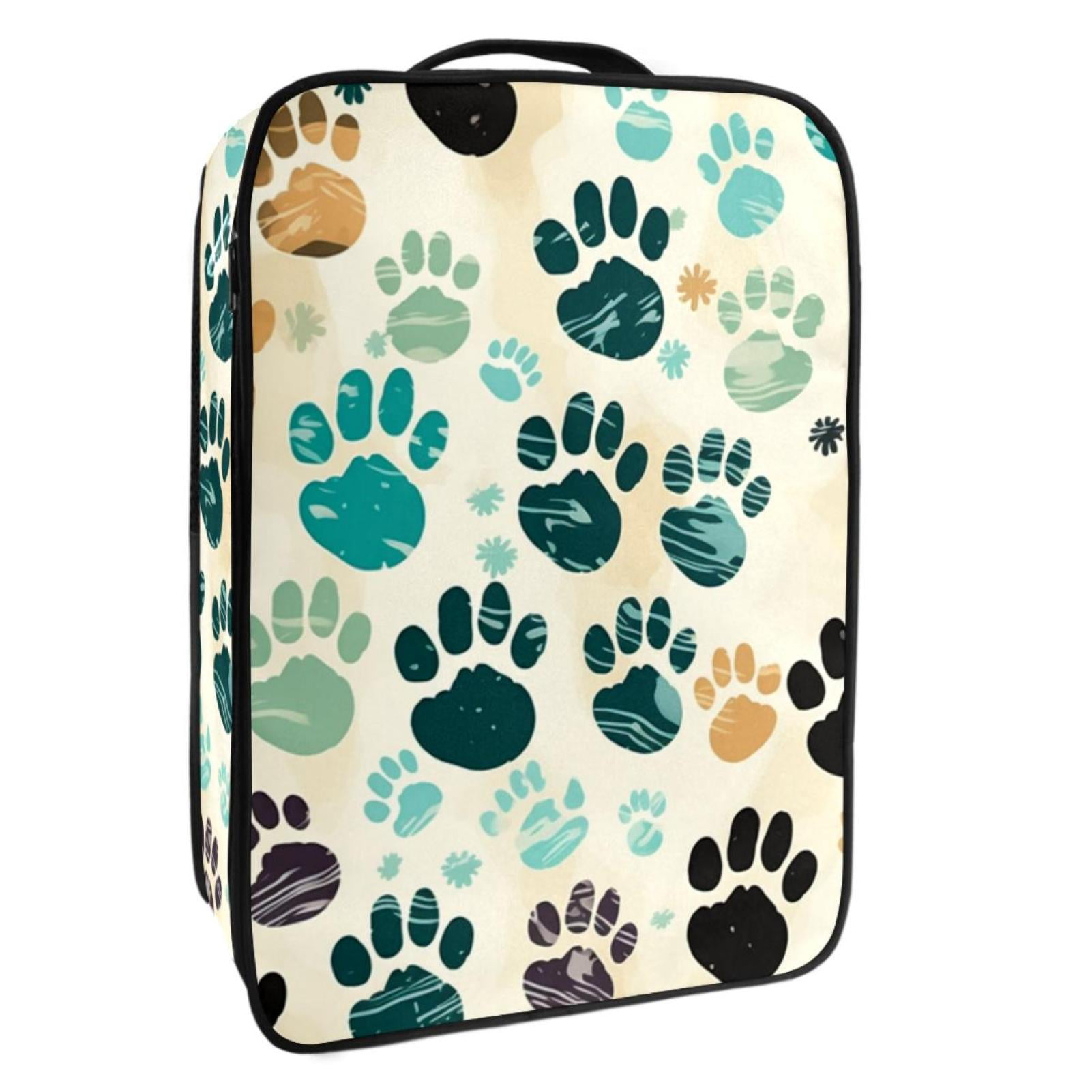 Dog Paw Print Polyester Shoe Boxes - Premium Storage Containers for ...