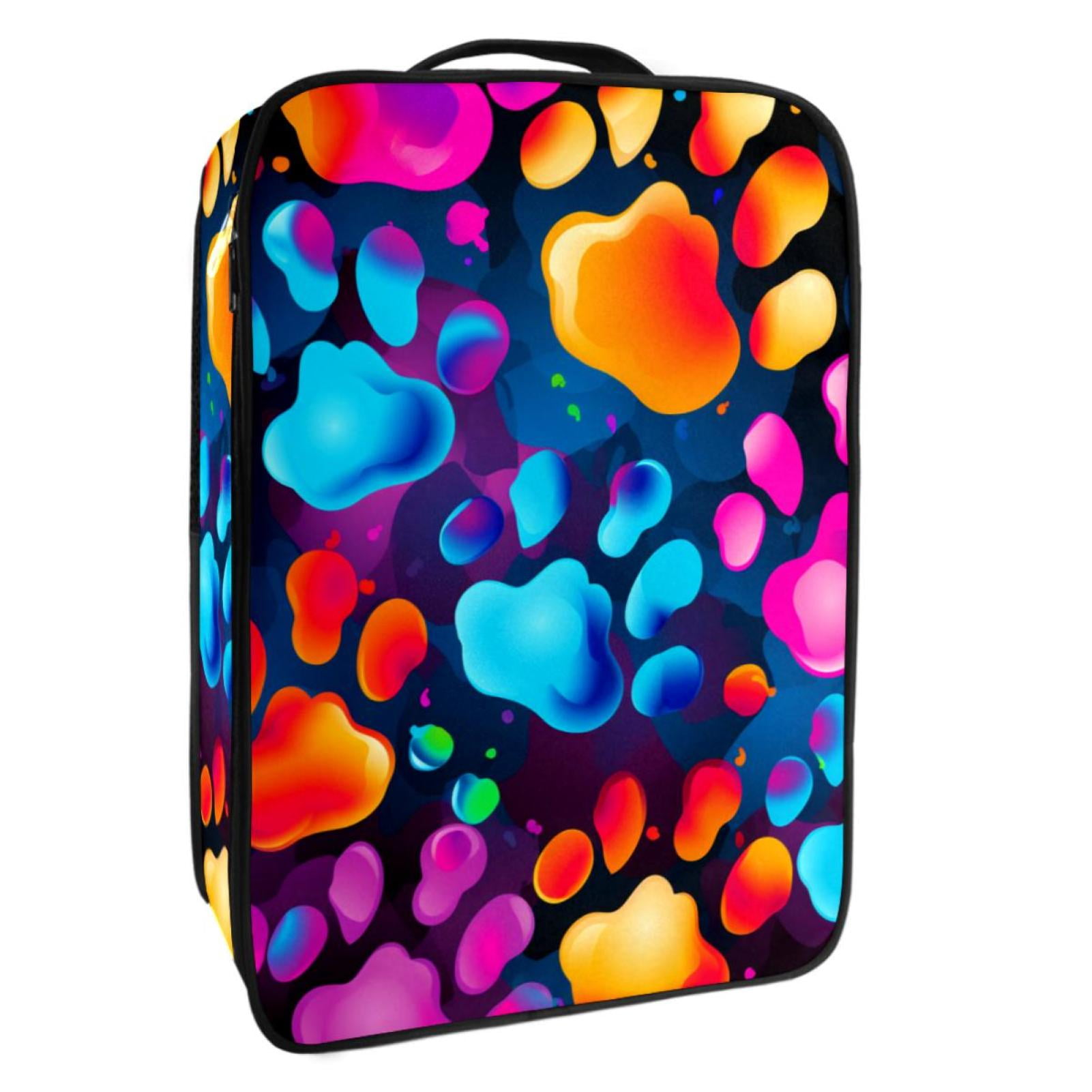 Dog Paw Print Polyester Shoe Storage Box - 23x31cm/9x12in Shoe ...