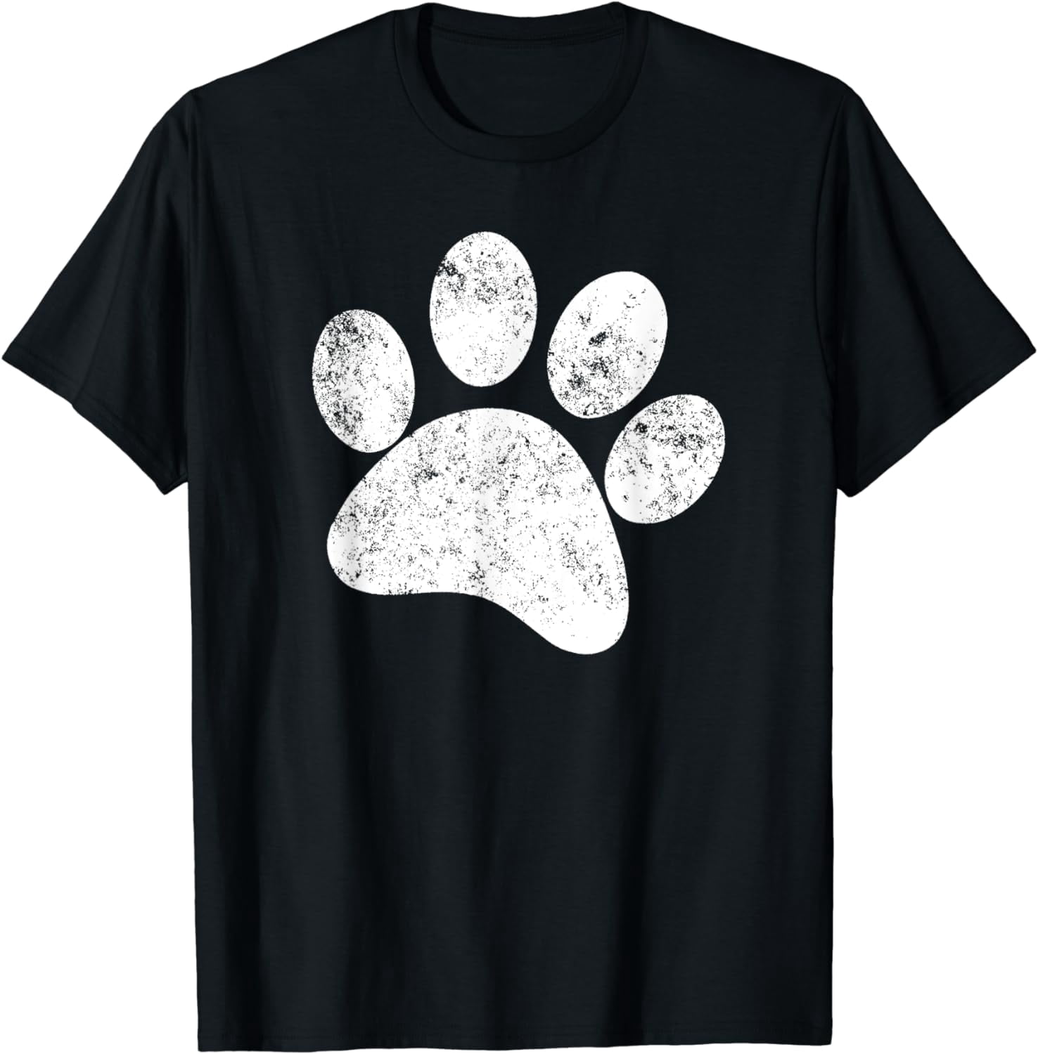 Dog Paw Print Shirt - Vintage Dog Paw T Shirt - Walmart.com