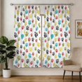 Dog Paw Print White Pattern Pinch Pleated Blackout Curtains, Pinch ...