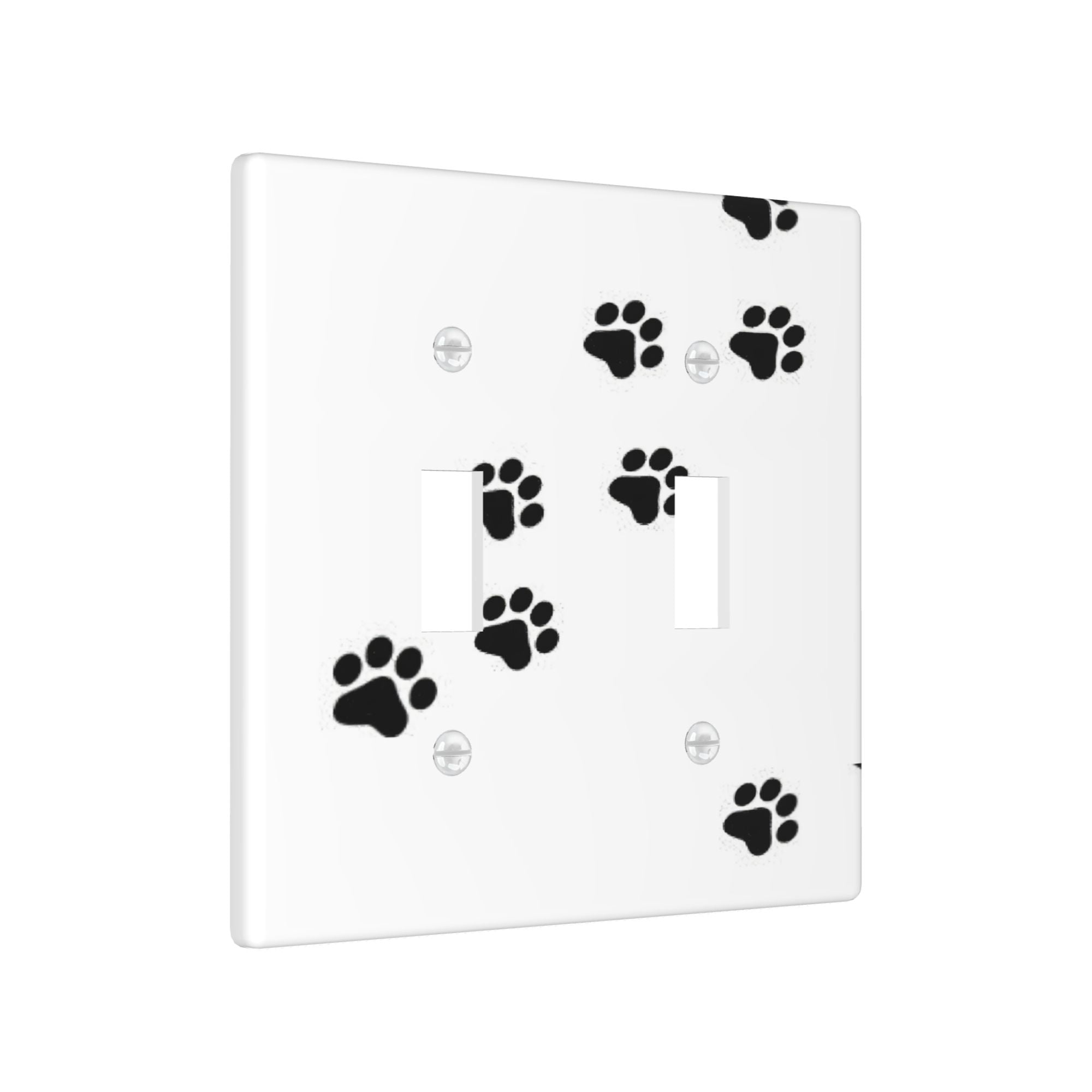 Dog Paw Prints Icon Flat Style Footprints Animals Double Toggle Light ...