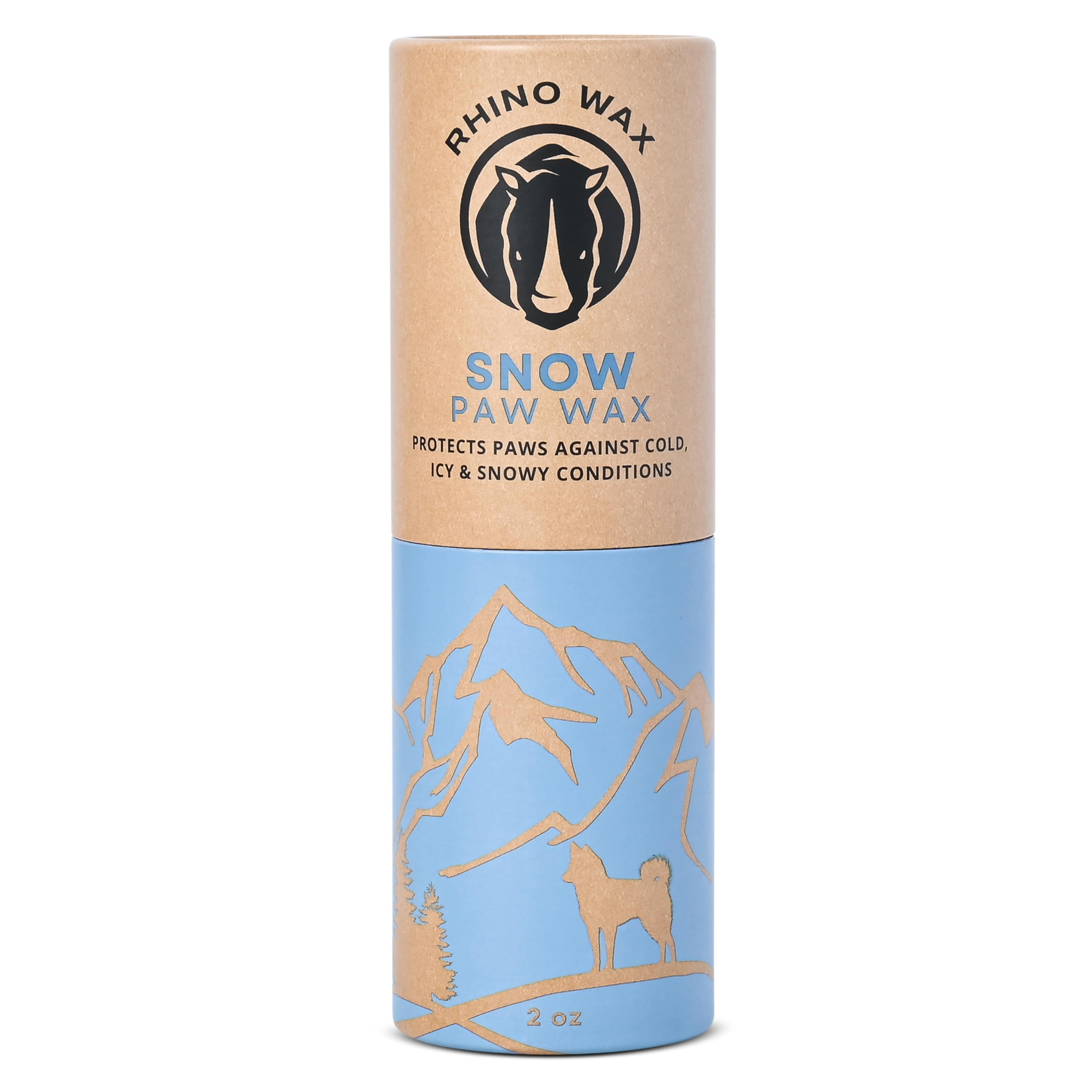Dog Paw Snow Wax 2oz - Winter Dog Paw Balm - Protects Against Cold, ICY ...