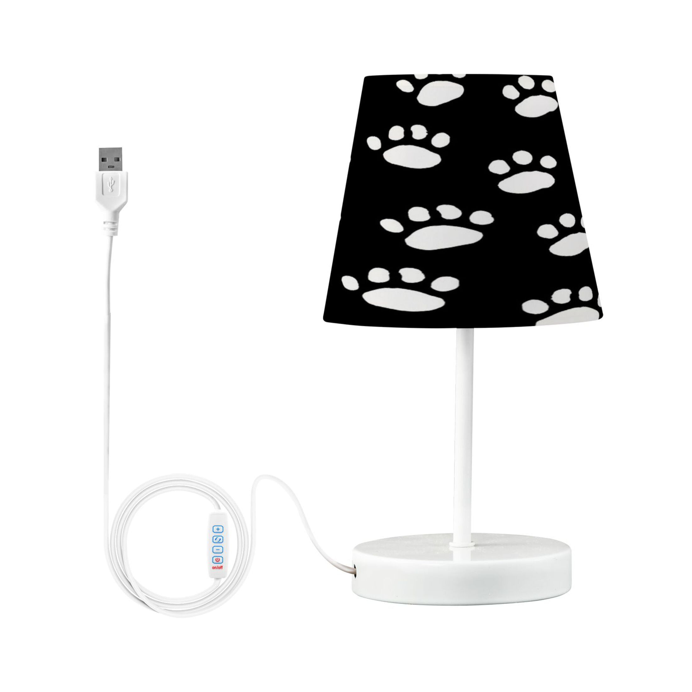 Dog Paws Desk Lamp LED Table Nightstand Lamps with 3 Color Temperatures ...