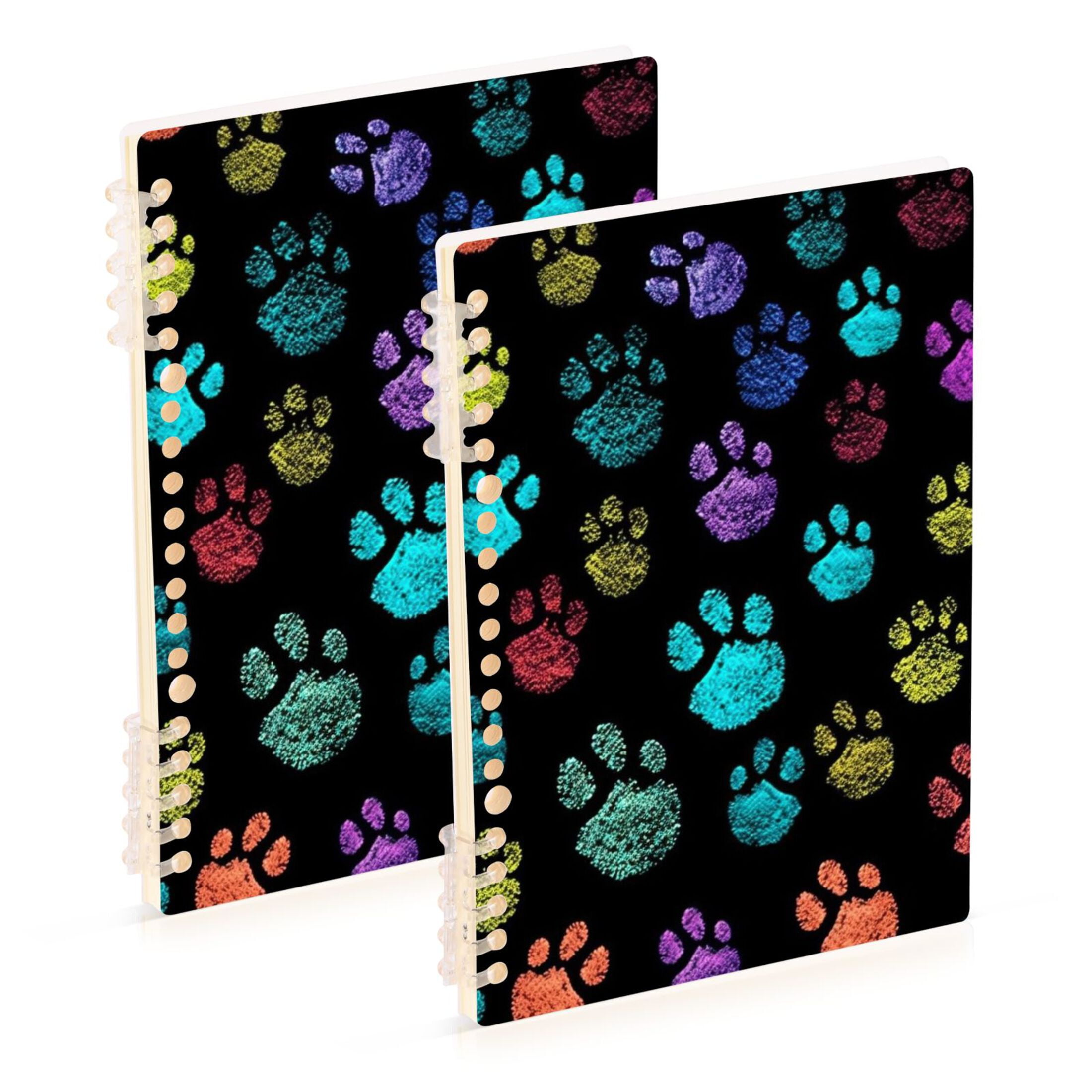Dog Paws Or Claws Ring Binder Notebook Journey Note Diary College Ruled ...