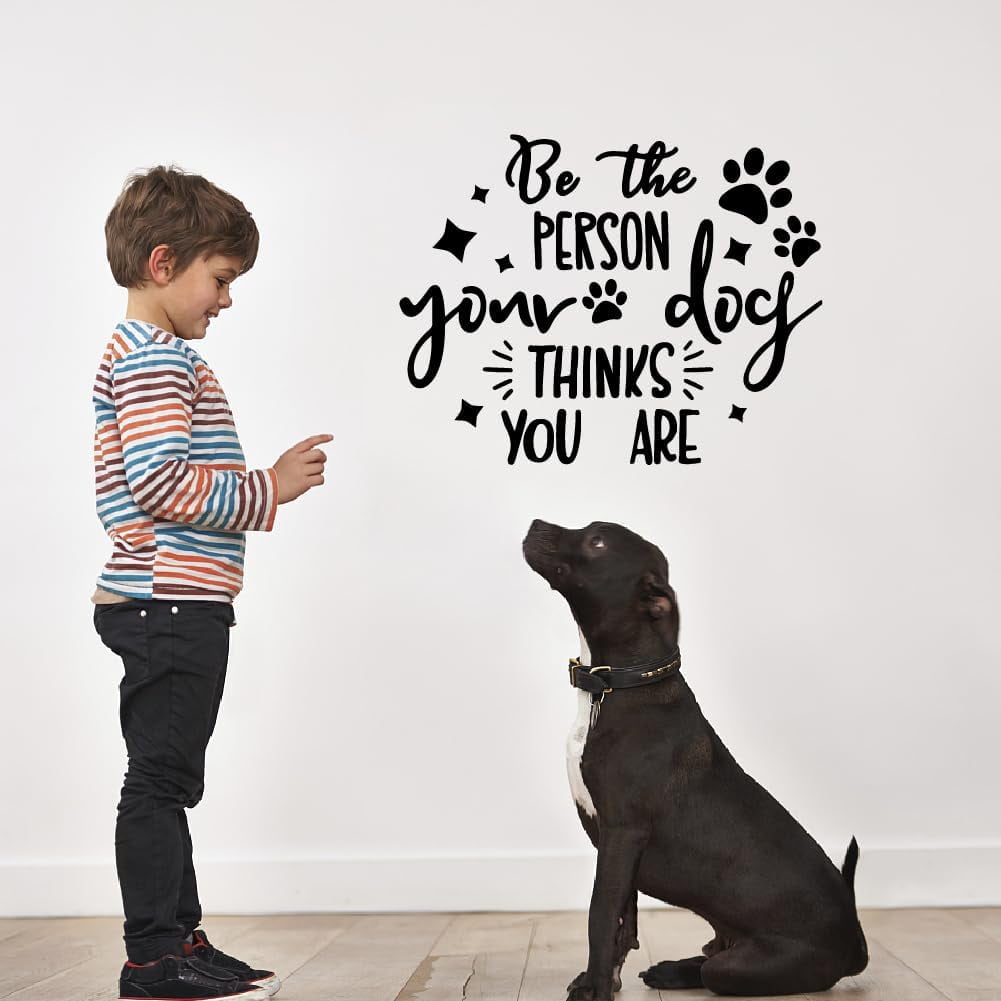 Dog Paws Wall Decal Big Size Inspirational Quotes Wall Sticker ...