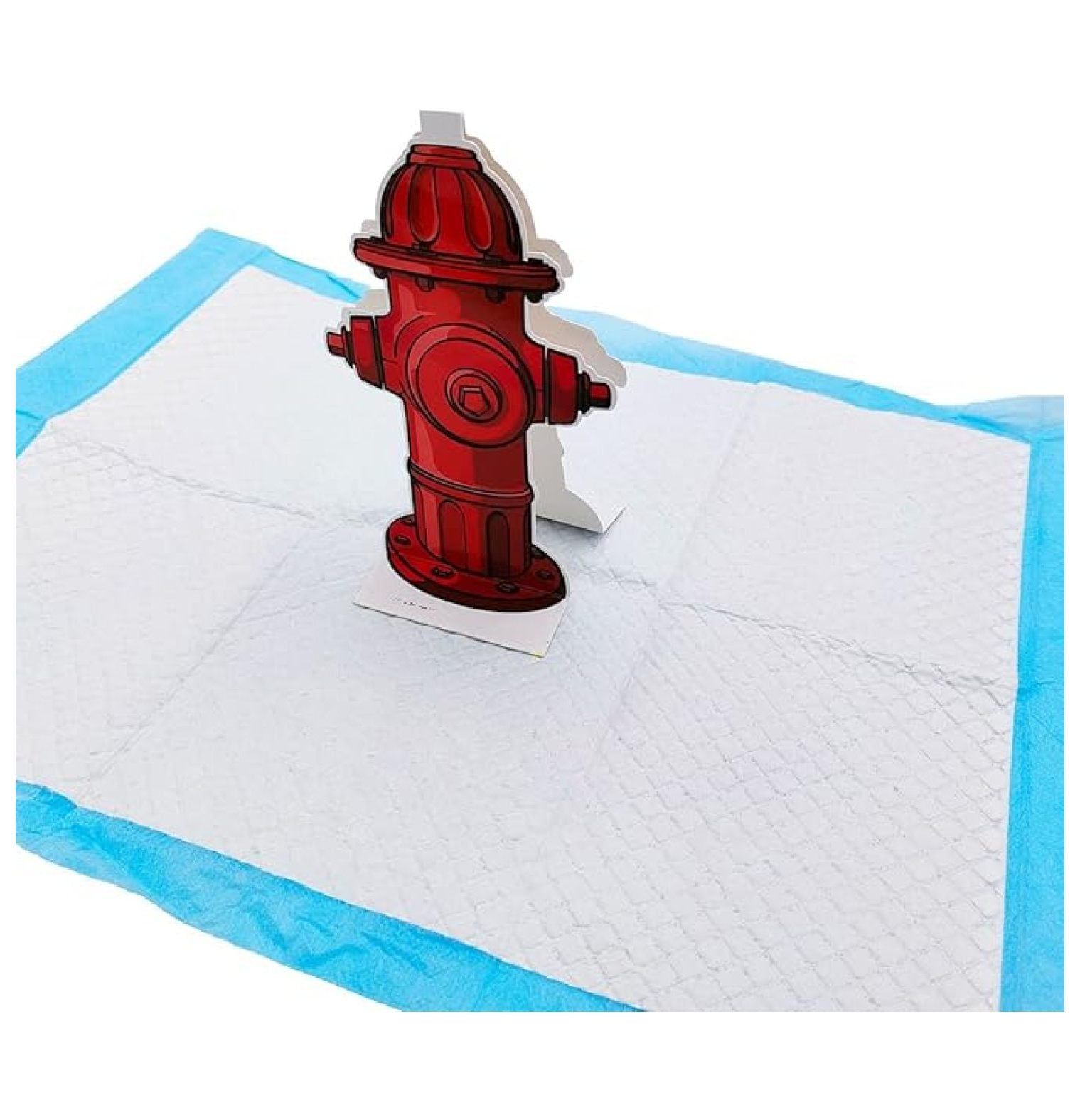 Dog Pee Pad Trainer, 10 Pack Paper Card Hydrant Shaped Target Pet ...