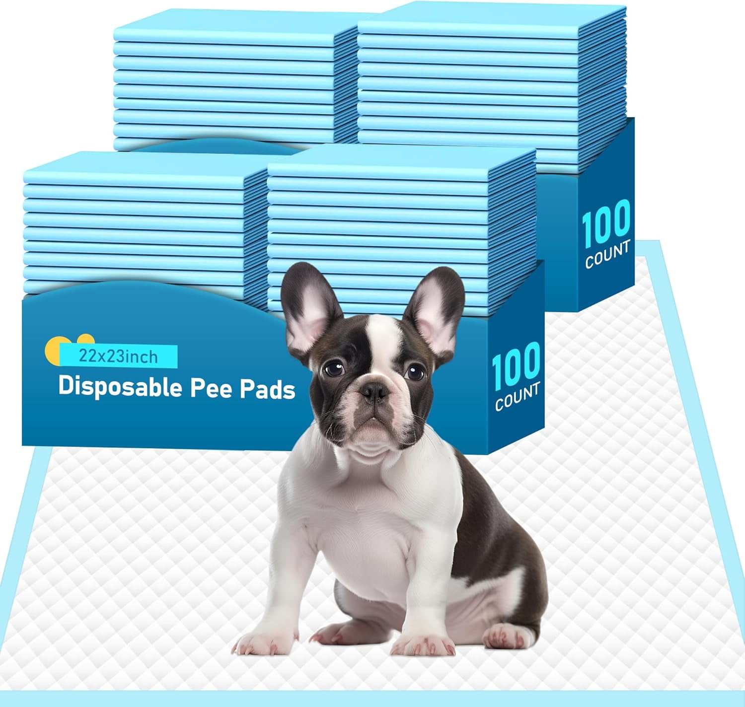 Dog Pee Pads 22"x23" , 30 Count Disposable Puppy Pads Pee Pads for Dogs ...