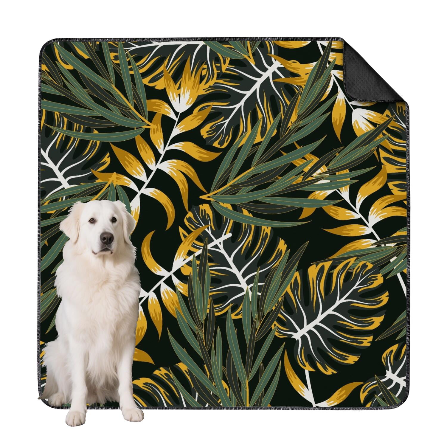 Dog Pee Pads Washable Hawaiian Design, Reusable Leakproof Potty Mat ...