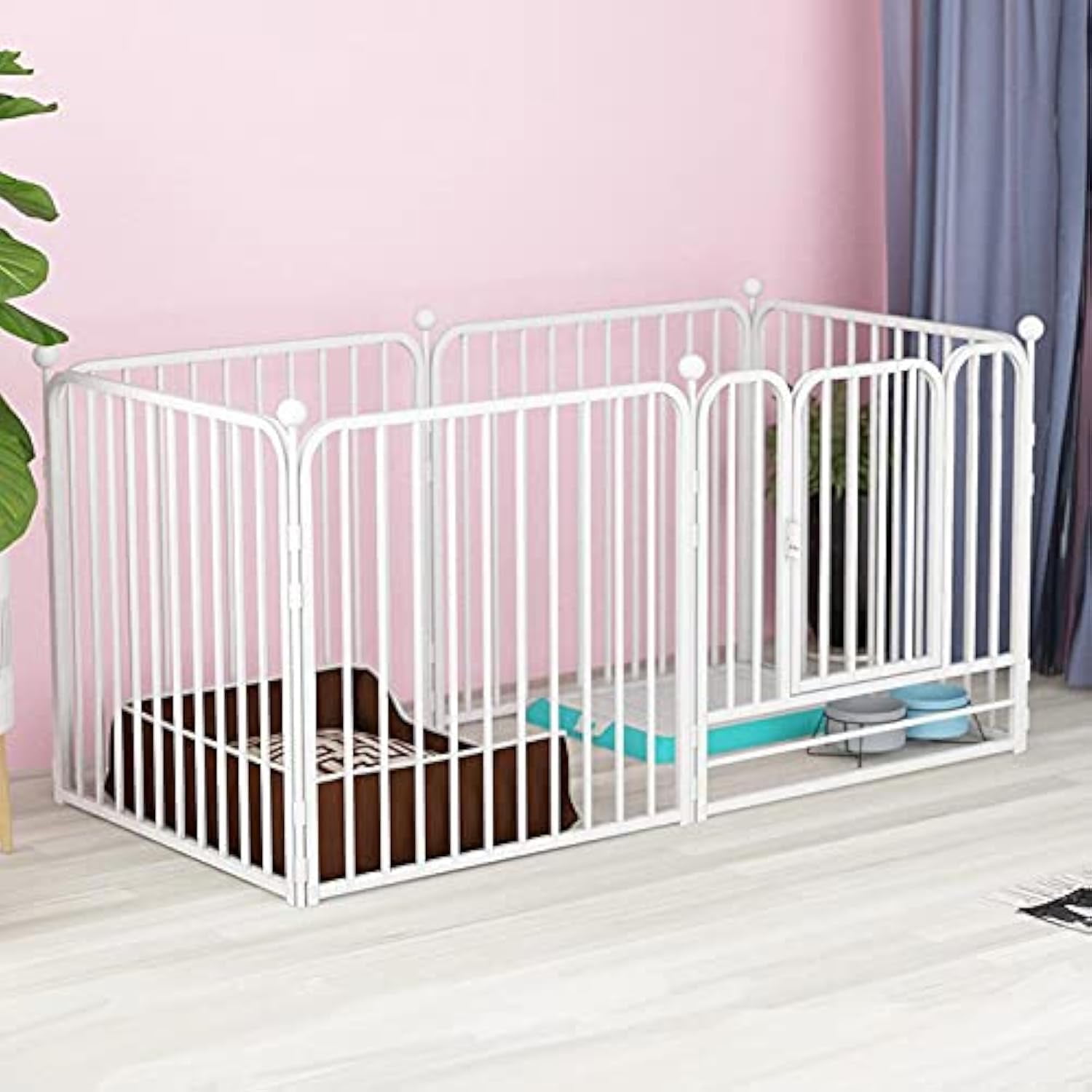 Dog Pen Pet Playpen Panel Pen Bunny Fence Indoor Outdoor Fence Playpen ...