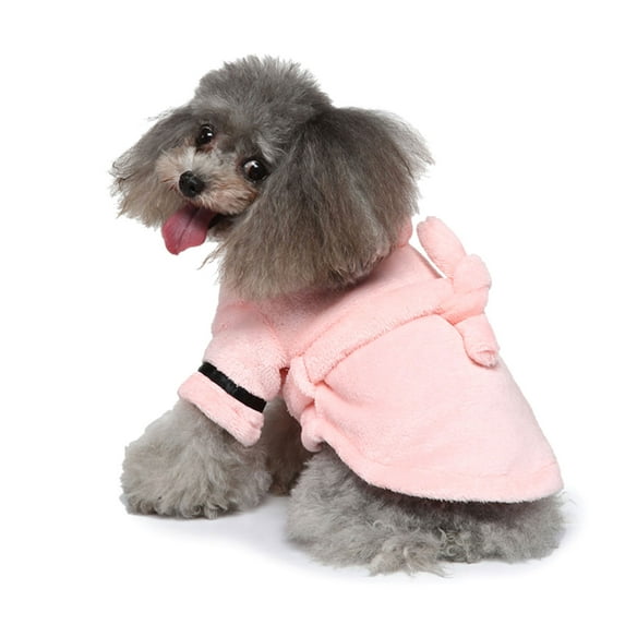 Dog Pet Bathrobe Warm Dog Clothing Soft Puppy Pajama Quick Drying Super ...