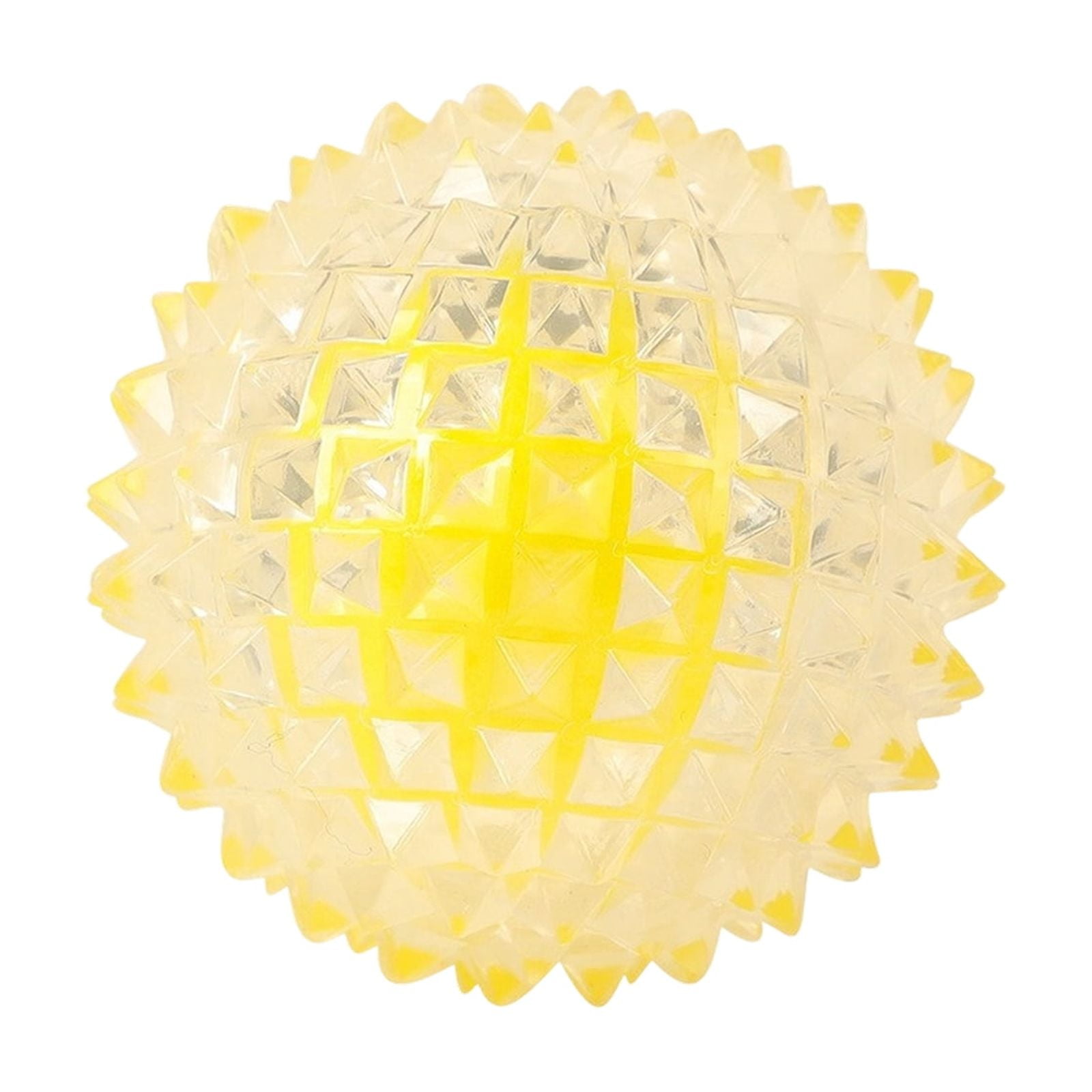 Dog Pet Glowing Toy Ball, Durable Bouncy Spiky Ball, Chew Toy For ...