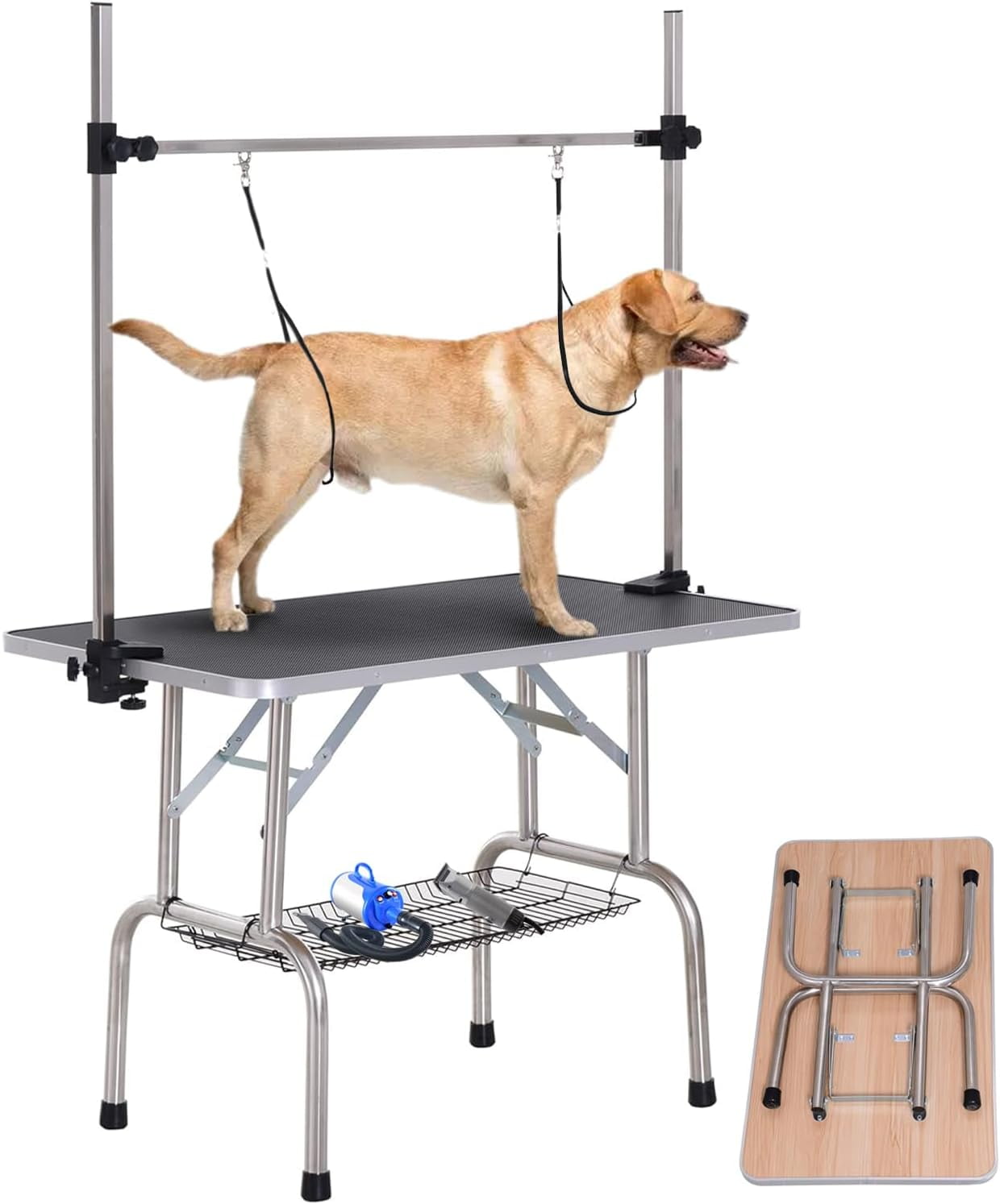 Dog Pet Grooming Table for Large Dogs Adjustable Height Heavy Duty ...