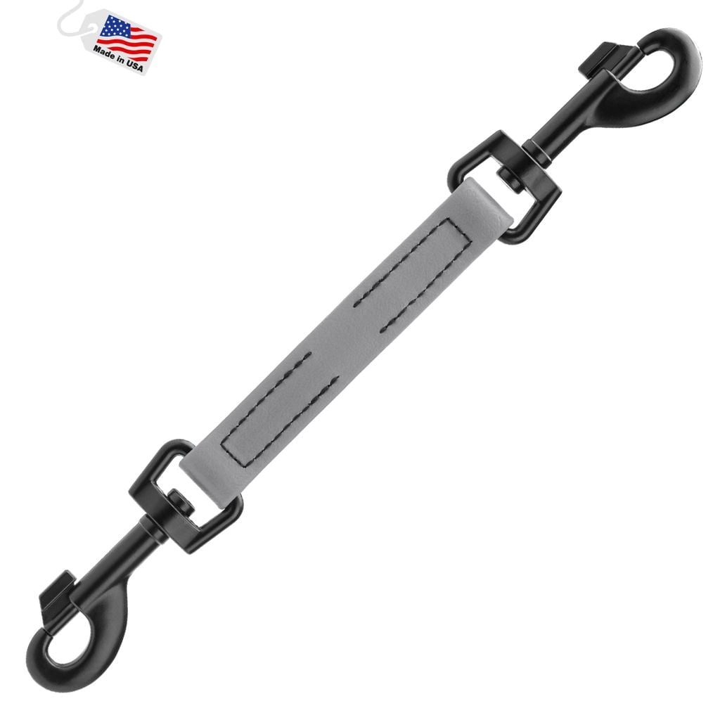 Dog Pet Prong Collar Safety Backup Clip W 1/2" x L 6" Battleship Gray ...
