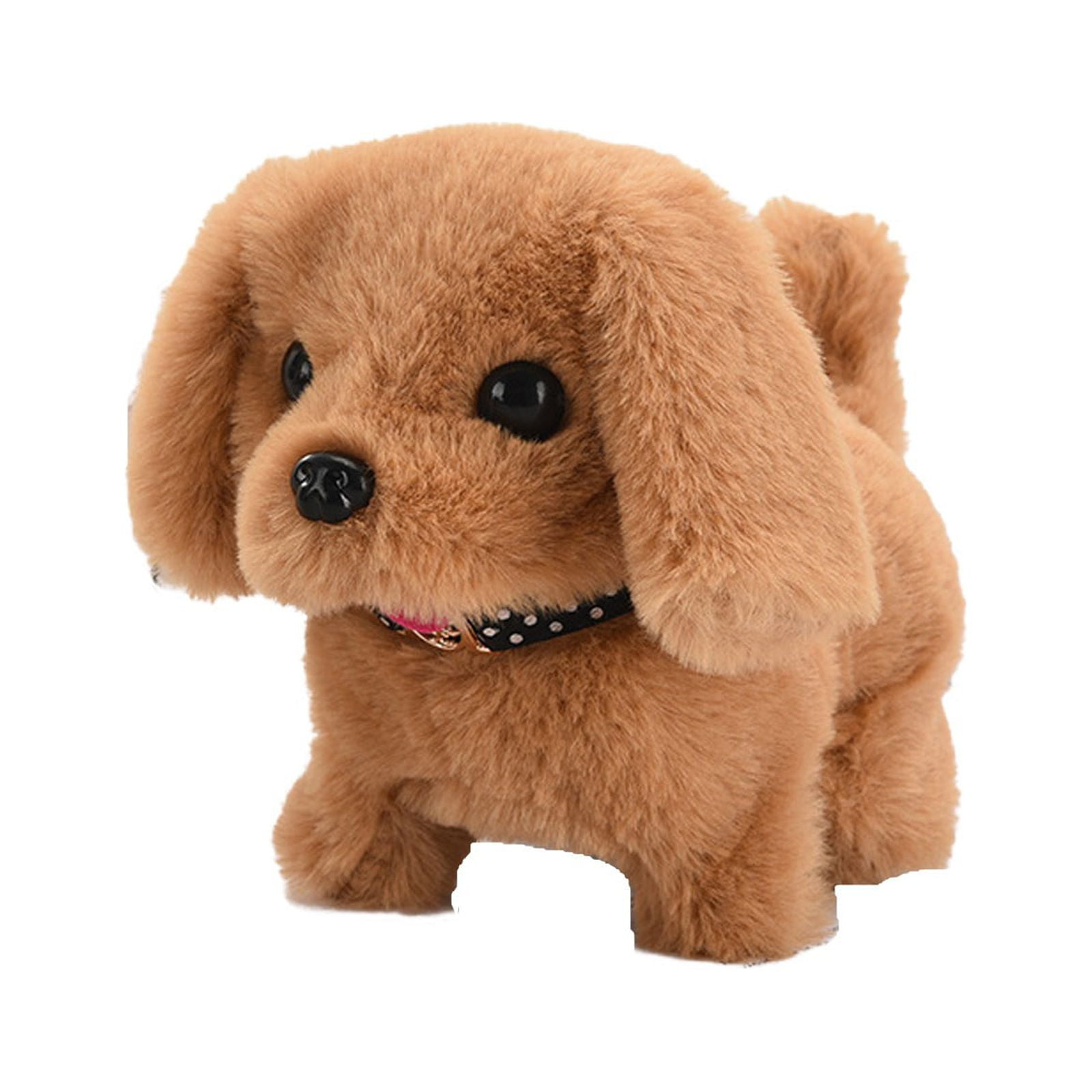 Dog Pet Toy Walking Barking Singing Plush Realistic Lifelike Animals ...
