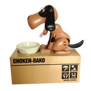 Ludlz Puppy Stealing Money Bank, Dog Piggy Bank for Kids, Electric ...