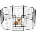 Dog Playpen 32 Inch Ideal Dog Fence for Small and Medium Dogs Indoor ...